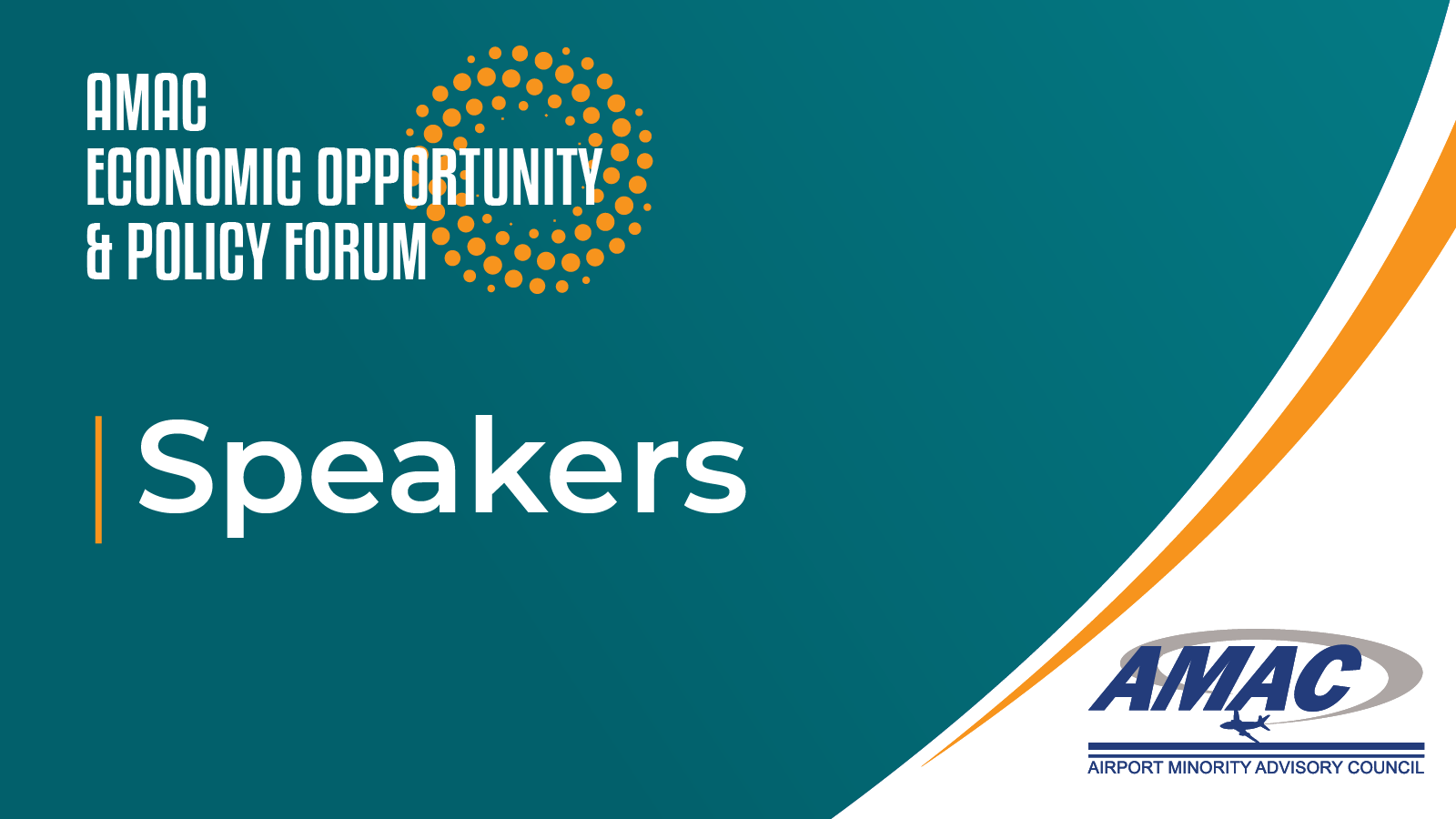 Speakers - 2026 AMAC Economic Opportunity & Policy Forum